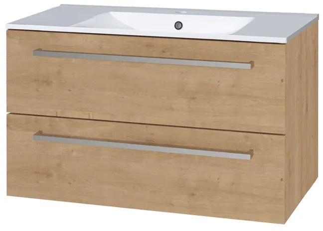 Mereo Mereo, Bino, koupelnová skříňka s keramickým umyvadlem 101 cm, CN622