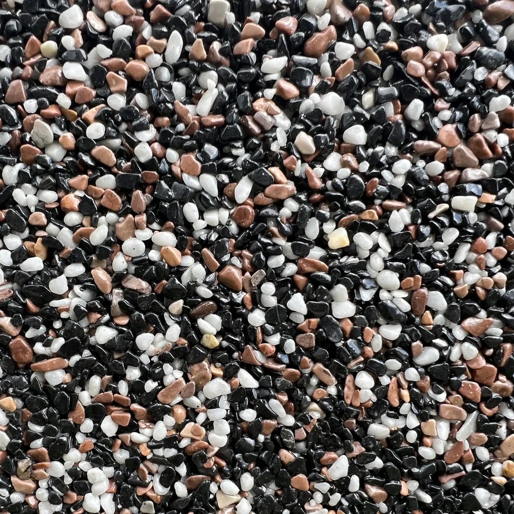 Báča Beton Kamenný koberec na podlahu Vector Frakce: Jemná (0,7 – 1,8 mm), vydatnost setu 1,8 m², Doporučené použití v: exteriéru - dvousložkový polyuretan