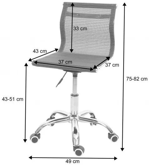 Kancelářská židle Dekorhome Šedá