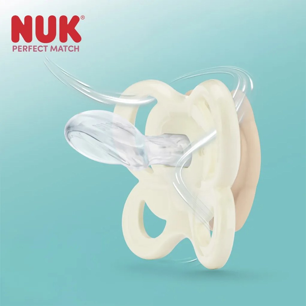 Dudlík NUK Perfect Match Air POLAR BEAR 18+m 1ks box velikost 18+ m