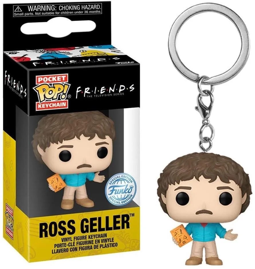 Funko pop keychain: friends s4 - 80's ross