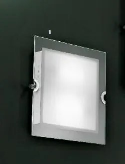 OR DL 7-562/35 Stropní svítidlo 2x26W PLC chrom, vč. předřadníku, 35x35cm - ORION