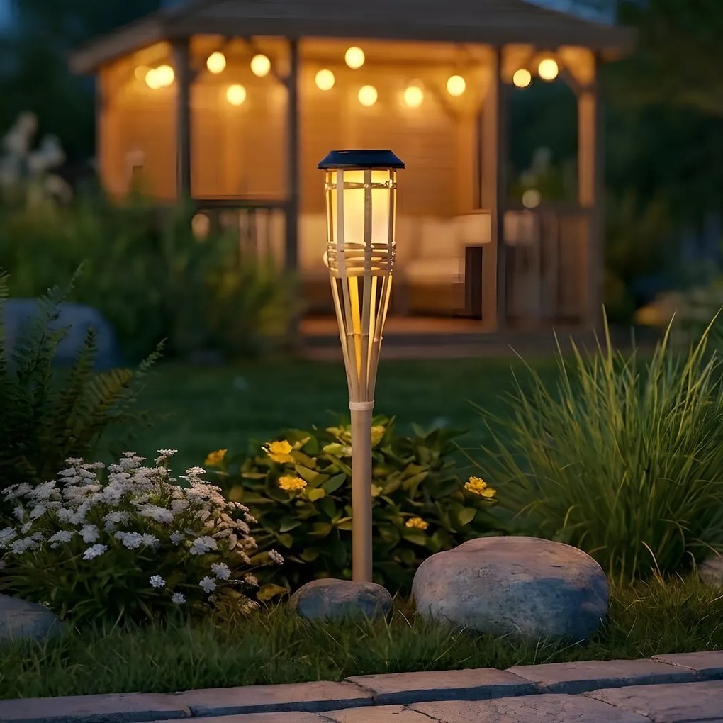 Exteriérová solární zapichovací svítidlo Bamboo