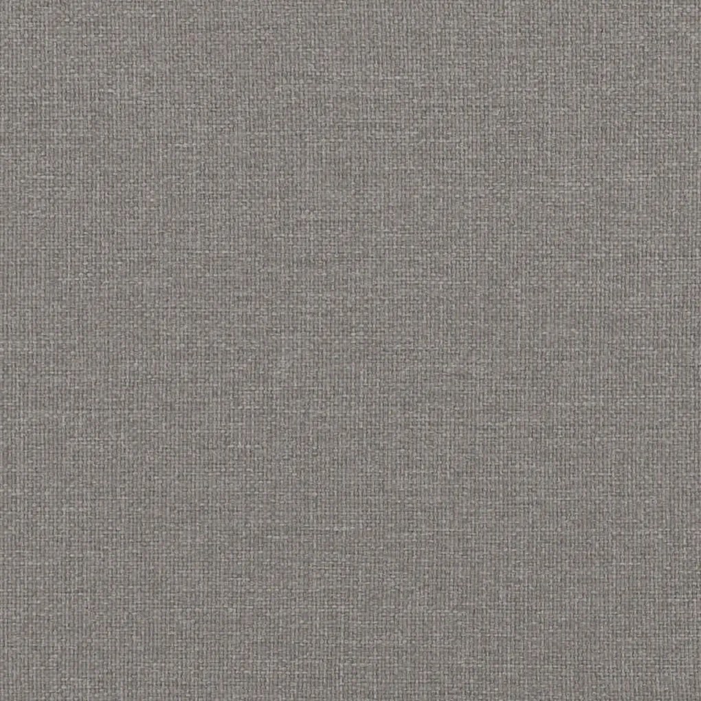 Postel s boxspringem s čelo Taupe 200 x 200 cm textil 3341858