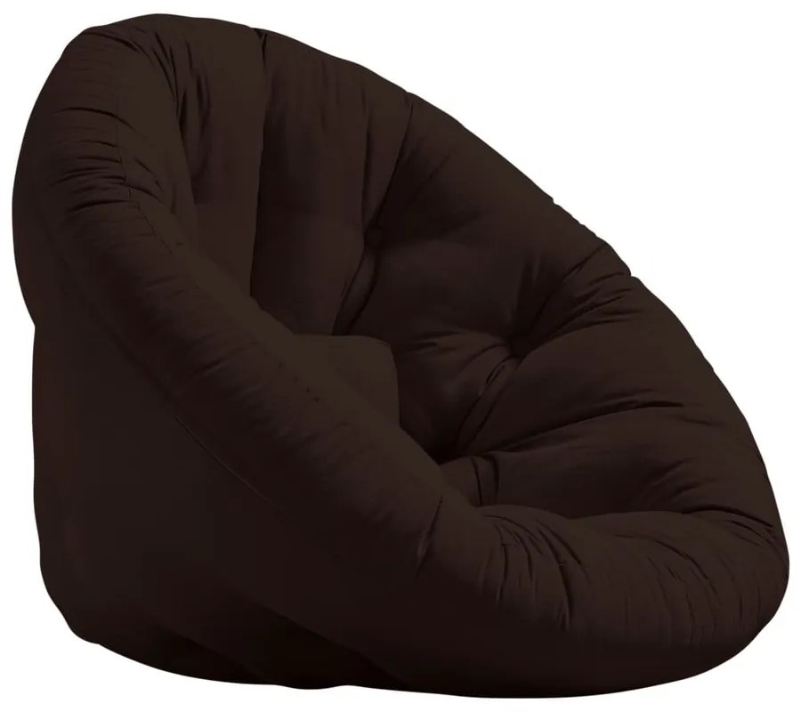 Hnědé křeslo Nido - Karup Design