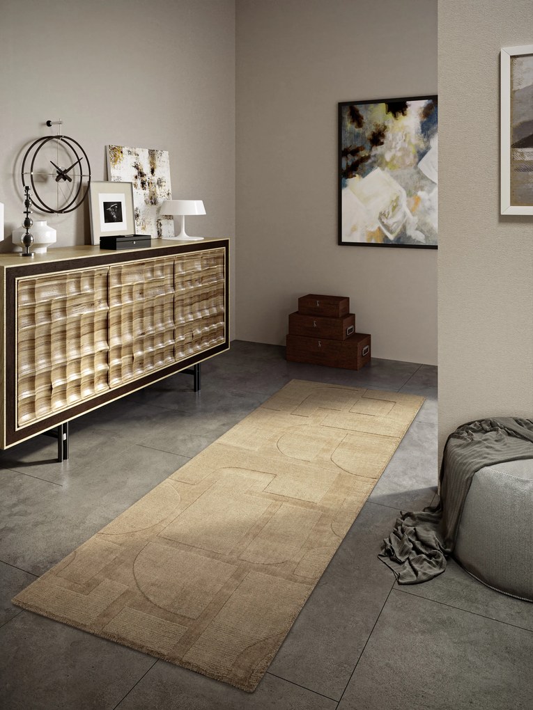 Villeroy & Boch, Běhoun Villeroy & Boch 106175 Beige, 80x250, béžová, ložnice