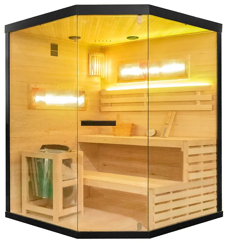 BPS-koupelny Finská sauna Relax 150x150, 4-5 osob