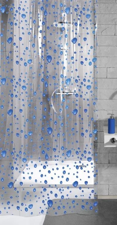 BUBBLE sprchový závěs 180x200cm, PVC kapky (5192769305) | BIANO