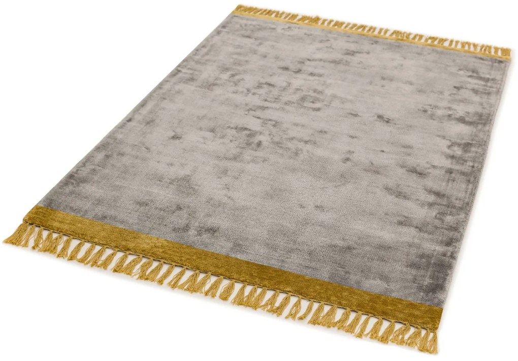 Šedý koberec Challenger Silver Mustard Rozměry: 160x230 cm