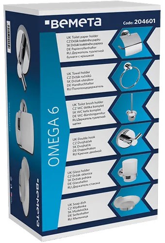 Bemeta Design SET OMEGA, 6 ks, lesk -