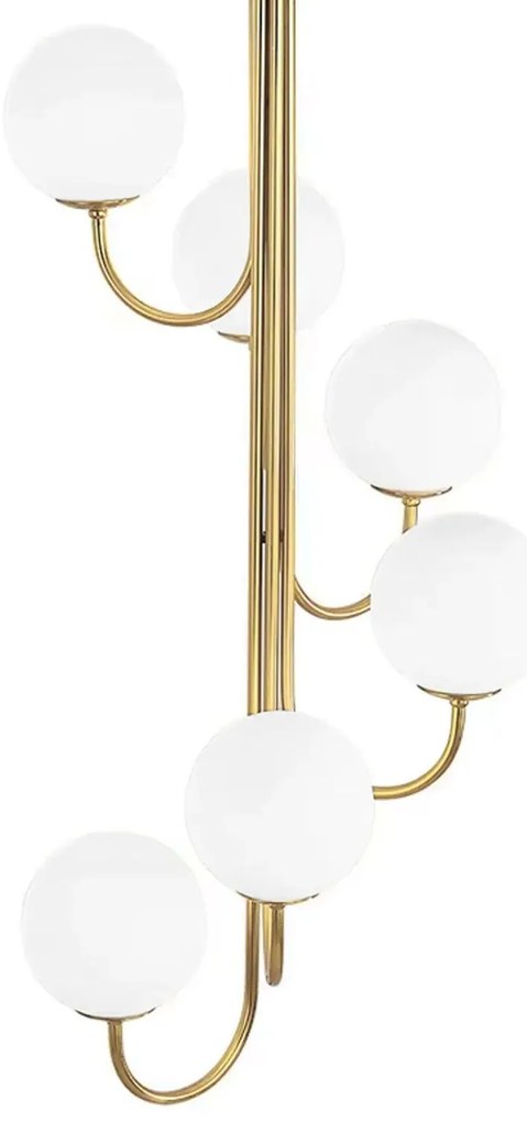 Toolight Toolight, stropní svítidlo 6xG9 APP1585-6CP, zlatá lesklá, OSW-05679