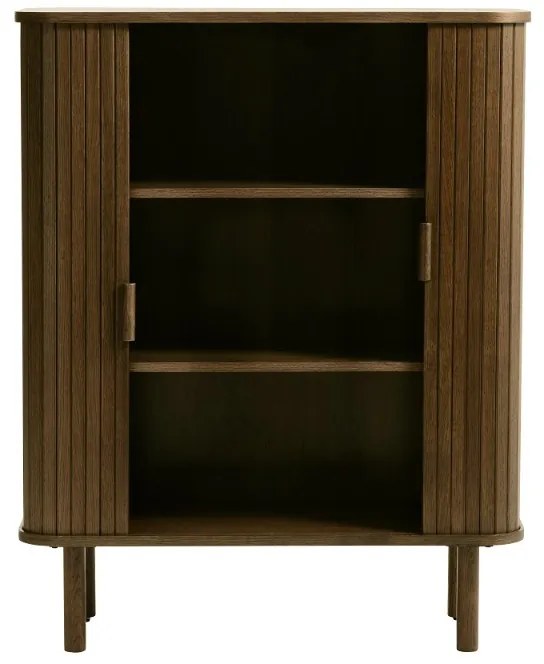 Designová skříňka Parveen 113 cm kouřový dub