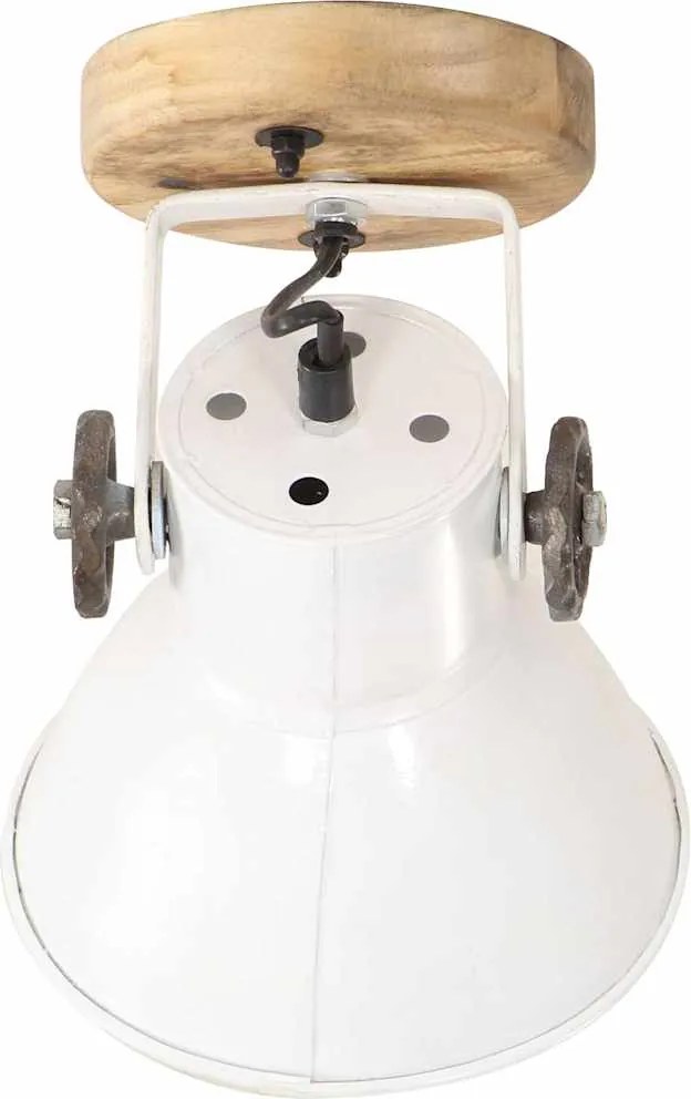 Industriální nástěnné/stropní lampy 2 ks bílé 20 x 25 cm E27 320519