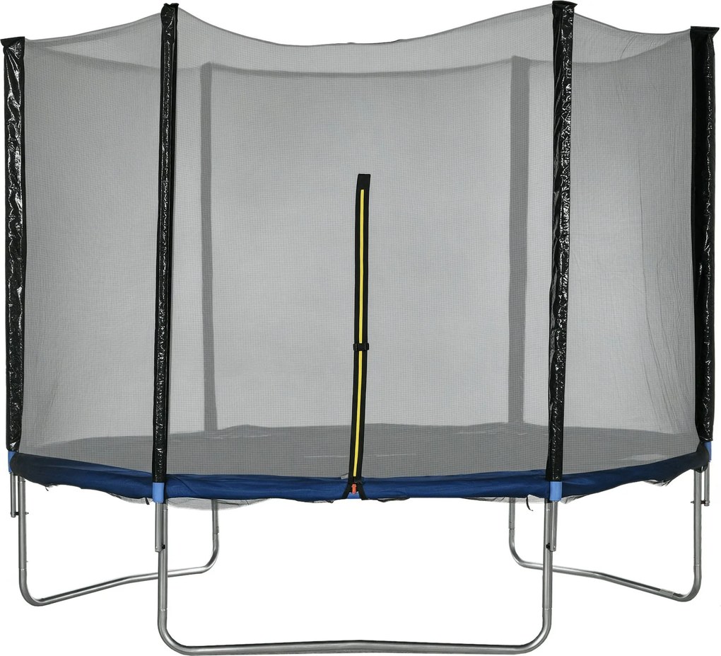 SPORTNOW Koupací trampolína Ø305x250 cm pro děti a dospělé se sáčkem bezpečnostní sítí, žebříkem a ocelovým rámem do zahrady a na terasu | Aosom