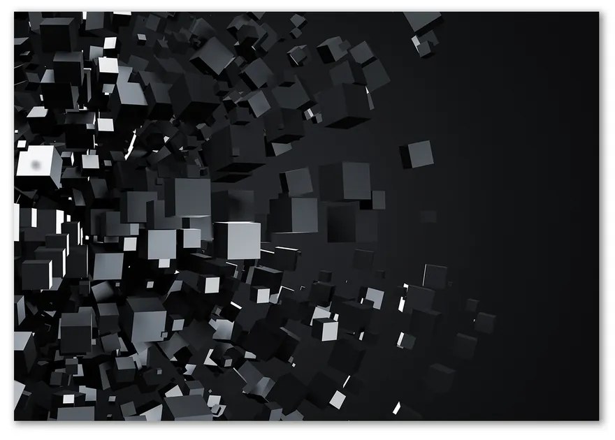 Wallmuralia Fotoobraz na skle Abstrakce 3D 100x70 cm