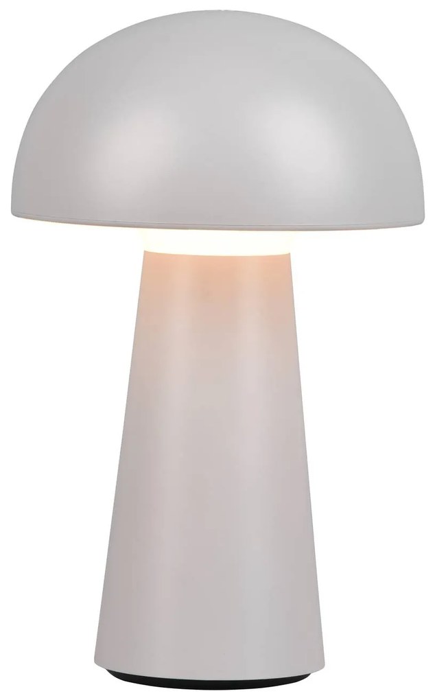 Stolní lampa LED Lennon IP44 baterie stmívač šedá