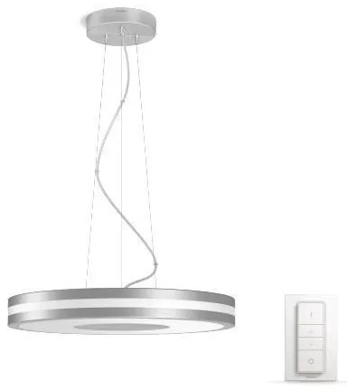 PH 8718696175279 Hue Bluetooth LED White Ambiance Závěsné svítidlo Philips Being 8718696175279 25W 2900lm 2200-6500K 24V, hliníkové s dálkovým ovladačem - PHILIPS (915005914501)