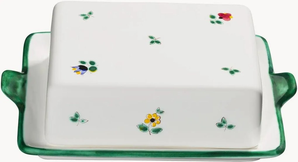 Ručně vyrobená máselnička Streublumen
