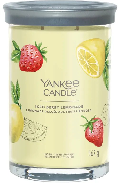 Yankee Candle – Signature Tumbler svíčka Iced Berry Lemonade (Ledová limonáda) Velikost: střední 340 g