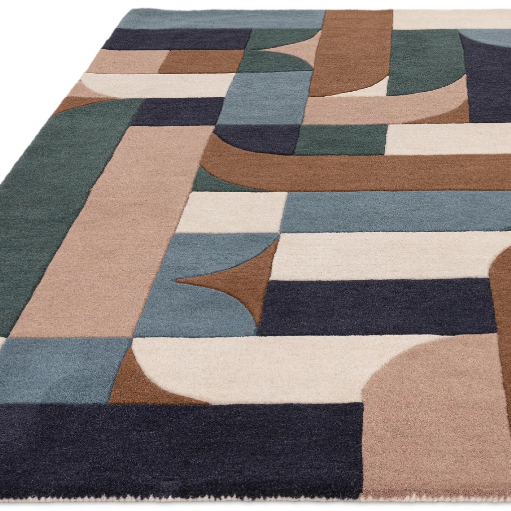 Tribeca Design Kusový koberec Blondie Klotski Teal Rozměry: 160x230 cm