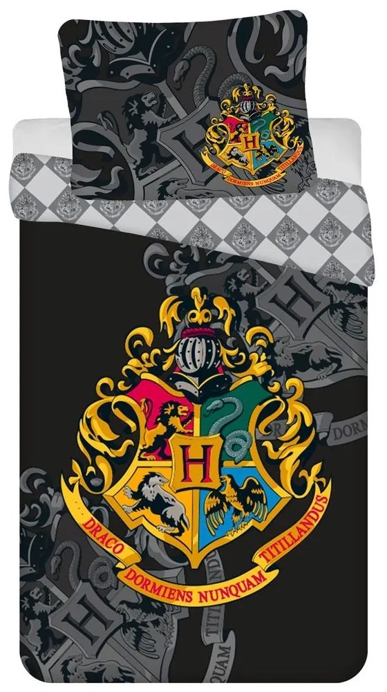 Jerry Fabrics Povlečení Harry Potter - Vícebarevná | 140 x 200 cm / 70 x 90 cm