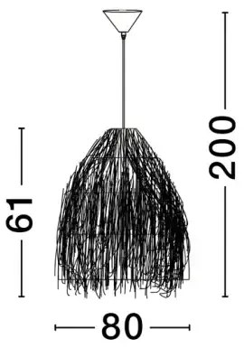 Designový lustr Hay A