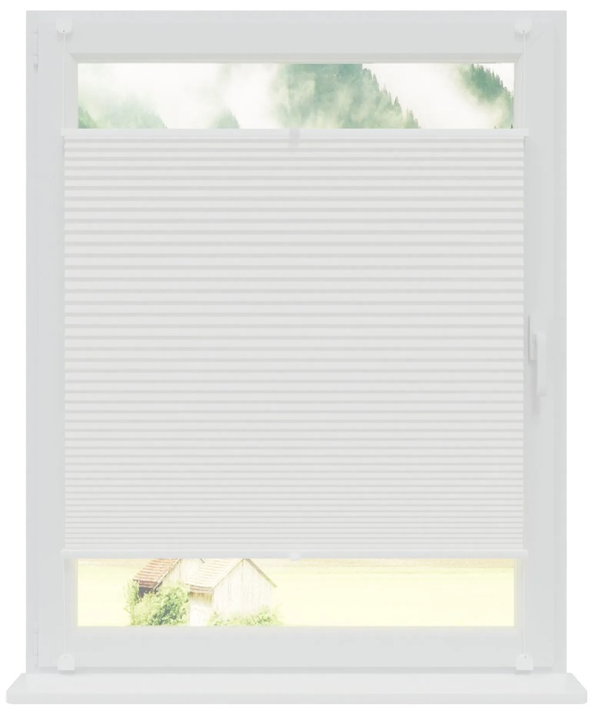 Plisa Plisovaná Roleta voštinová White 137 cm x volitelná výška