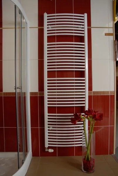 THERMAL TREND Koupelnový radiátor rondo 1320/ 600 bílý KDO6001320