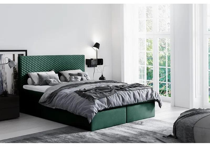 Kontinentální postel Malwa, Rozměr postele: 120 x 200 cm, Barva:: Velluto 3