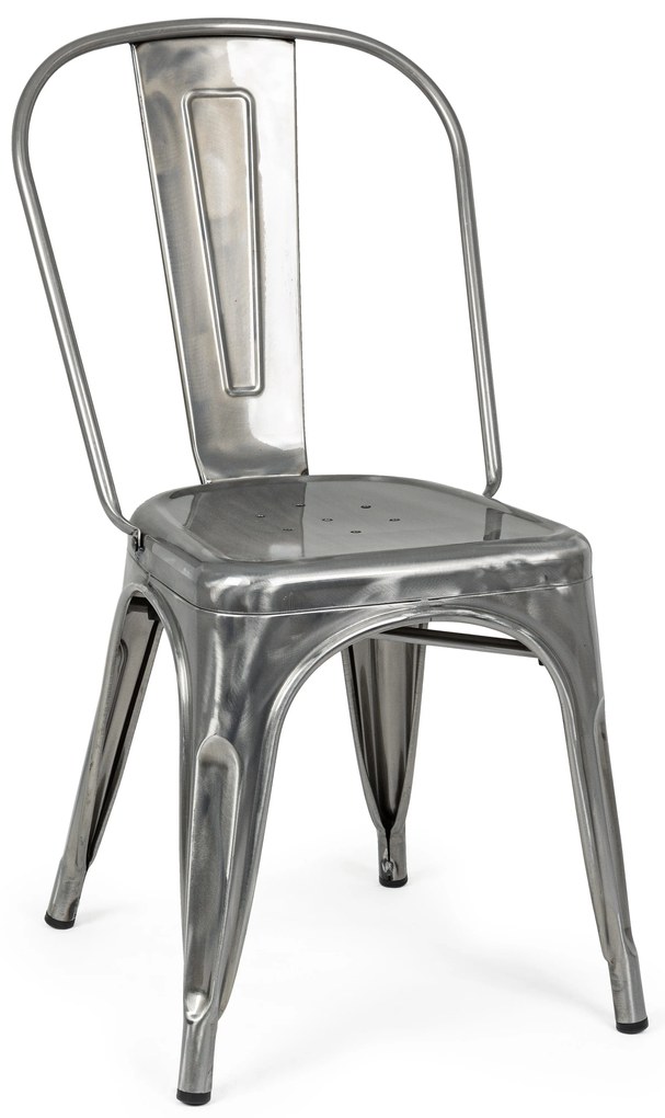 BIZZOTTO jídelní židle MINNESOTA stříbrná 0732005