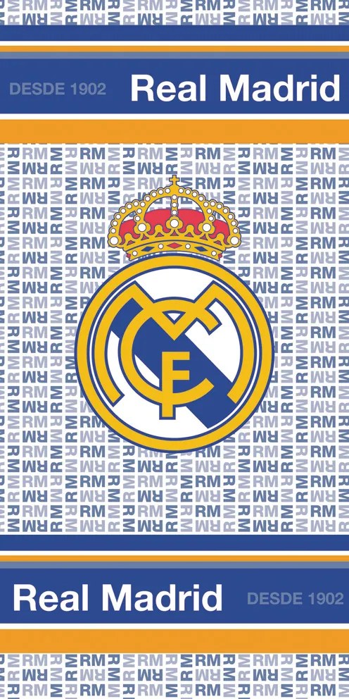 Fotbalová osuška Real Madrid Medium Blue