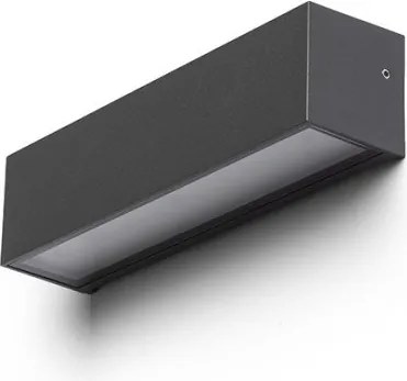 RED R13641 CAMARGUE nástěnná antracitová satinované sklo 230V LED 6W IP65 3000K - RED - DESIGN RENDL