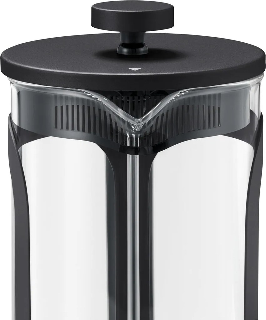 Tchibo - Konvička french press 800 ml, 6 šálků, černá