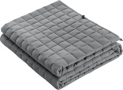 Zátěžová přikrývka antistresová 6,8 kg Rebel RBA-6014-6.8, 150 x 200 cm, šedá