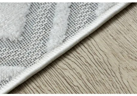 koberec Strukturální SOLE D3851 Boho, diamanty ploché tkaní béžový velikost 180x270 cm | krásné koberce cz