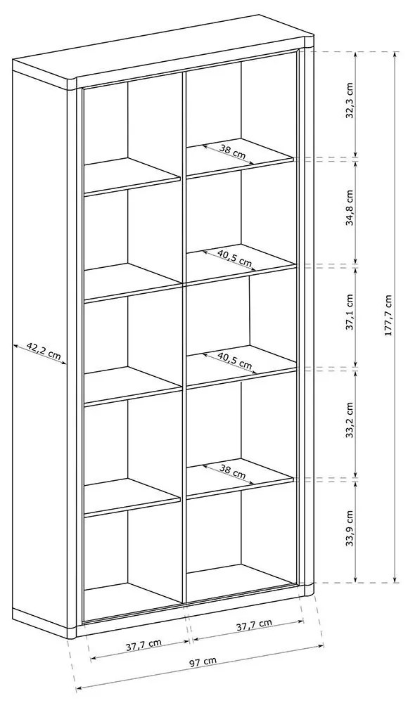 Sestava skříní DALLAS t - trufla
