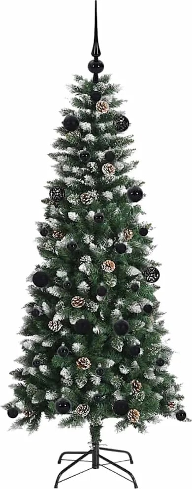 Umělý vánoční stromeček Zelená 150 cm PVC, plast a ocel 3395809