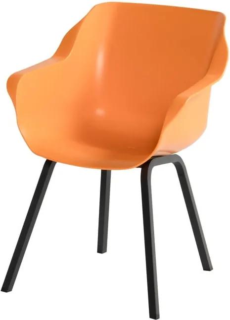 Sada 2 oranžových zahradních židlí Hartman Sophie