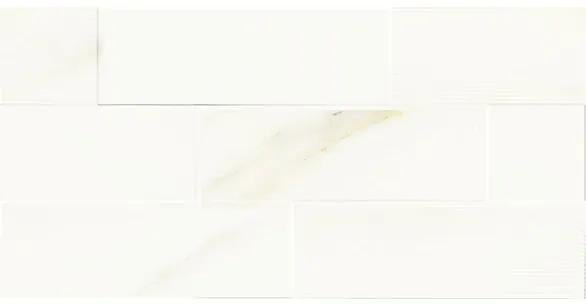 Rako Cava WARVK730 obklad 29,8x59,8 bílá matná reliéfní 8 mm rekt. 1,4 m2