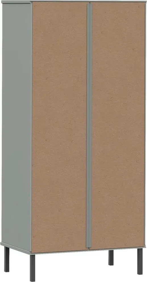 vidaXL Knihovna se 2 zásuvkami 60x35x128,5 cm masivní dřevo OSLO [351010] Barva: Bílá