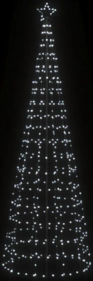 vidaXL Vánoční stromek kužel s hroty 570 ch LED 300 cm [358105] Barva: Studená bílá