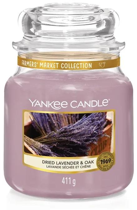 Yankee Candle – Classic vonná svíčka Dried Lavender a Oak