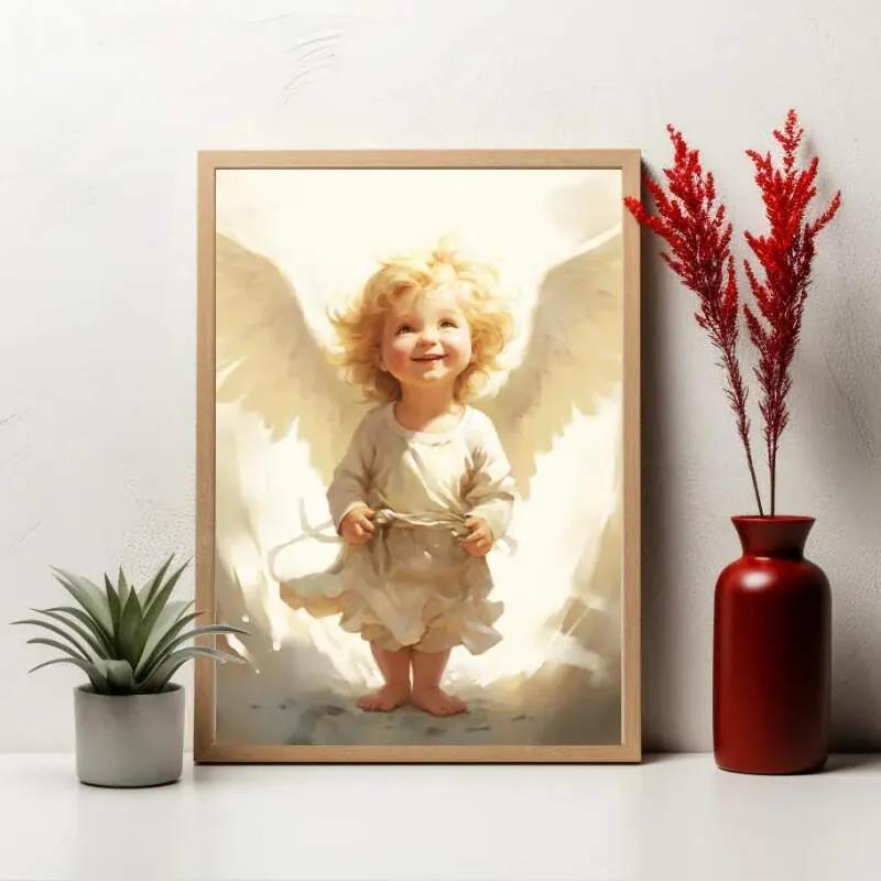 Plakát - Světlo andělíčka