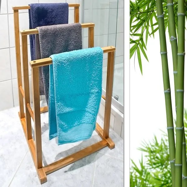 Stojan na ručníky Bamboo plus