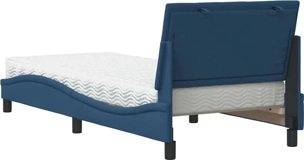 Postel s matrací Hanko modrá 90 x 200 cm textil 3310509
