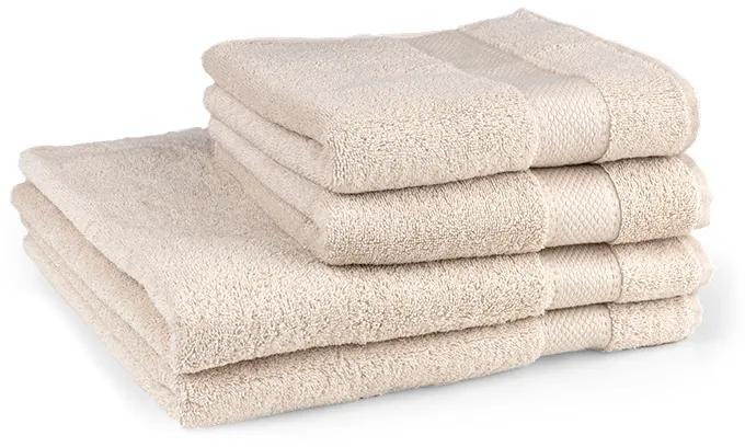 Tegatex Bavlněný ručník / osuška z bavlny- béžová Velikost: 50*90 cm