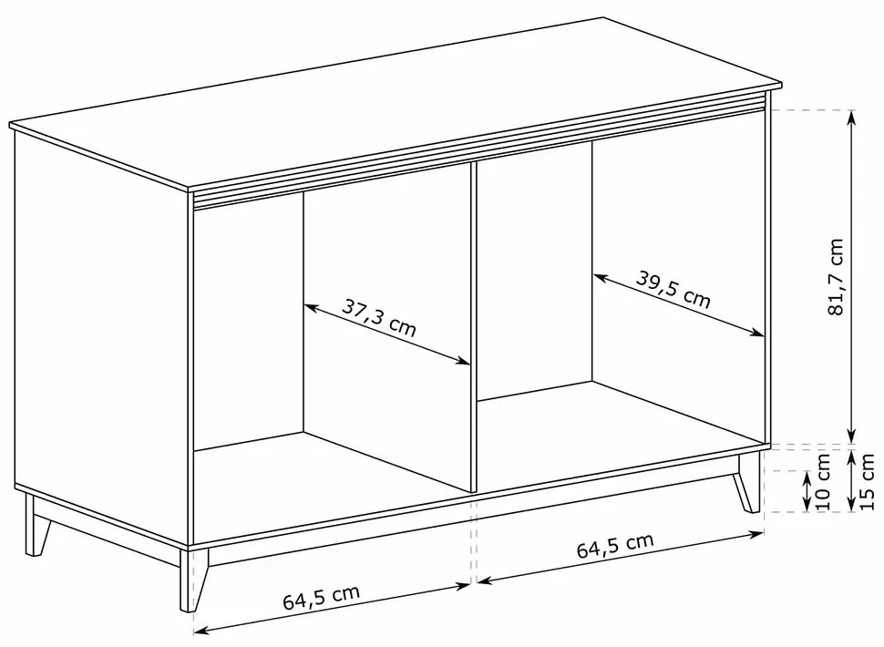 WINDSOR k | komoda W-3 | 135,5 cm | kašmír