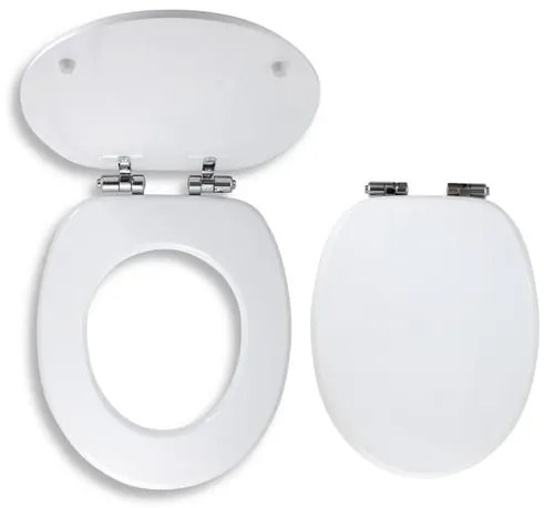 Wc prkénko Novaservis MDF bílá WC/SOFTMDF