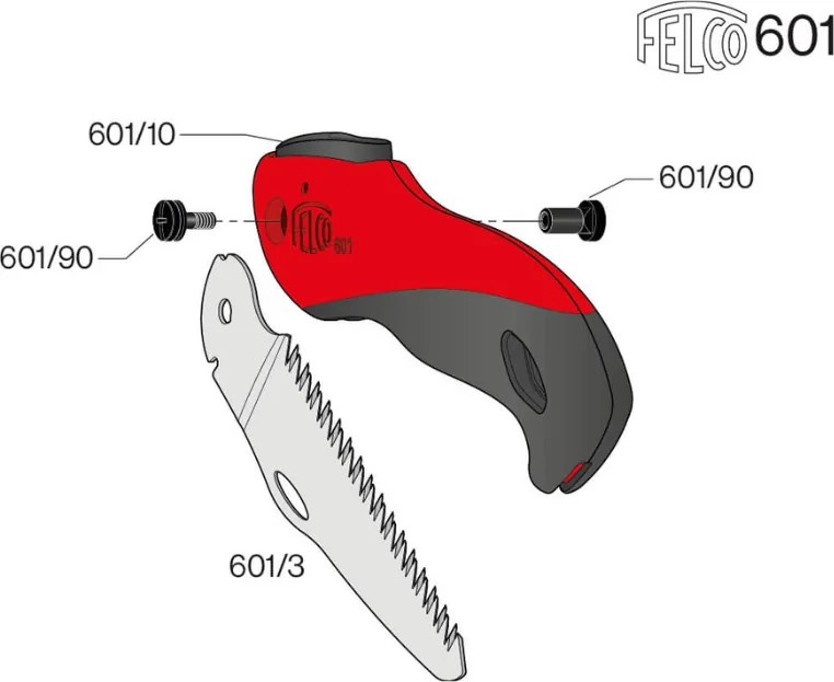 Zavírací pilka FELCO 601, rovná, plátek 12 cm FEL601