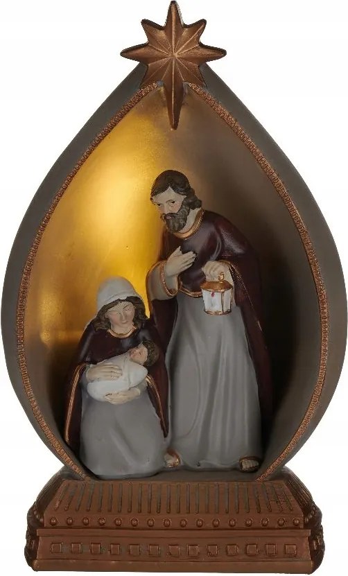 Villa Italia Led vánoční betlém 23 cm Holy Family